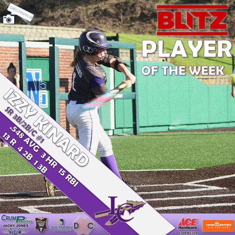 Lumpkin County’s Kinard named Player of the Week – BLITZ