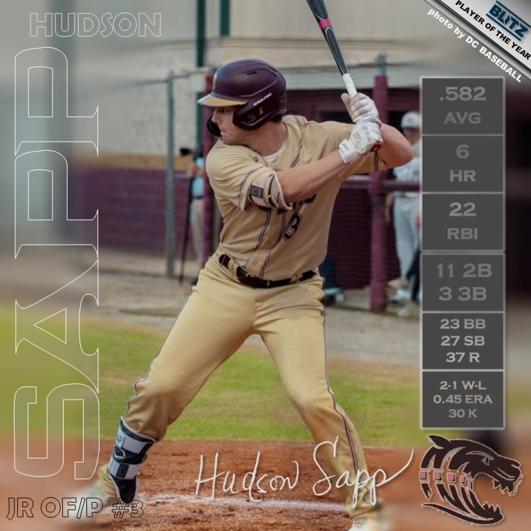 Baseball Player of the Year: Hudson Sapp – BLITZ