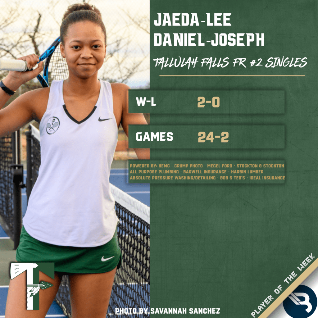 Habersham doubles combo, Tallulah’s Daniel-Joseph take Tennis POW ...