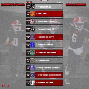 2026 Football Schedule & Predictions: Rabun County – BLITZ